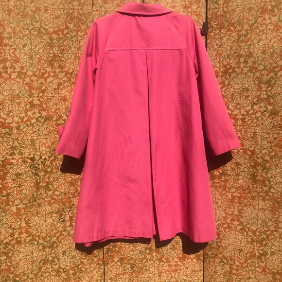 Vintage | Jackets & Coats | 6s Vintage Pink Trench Coat Spring Coat ...